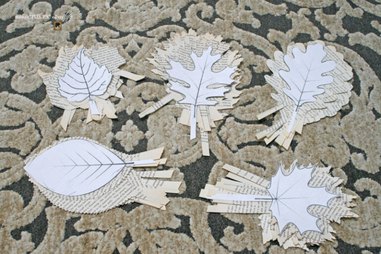Using Autumn Leaves for Fall Decor - Master"Pieces" of my Life