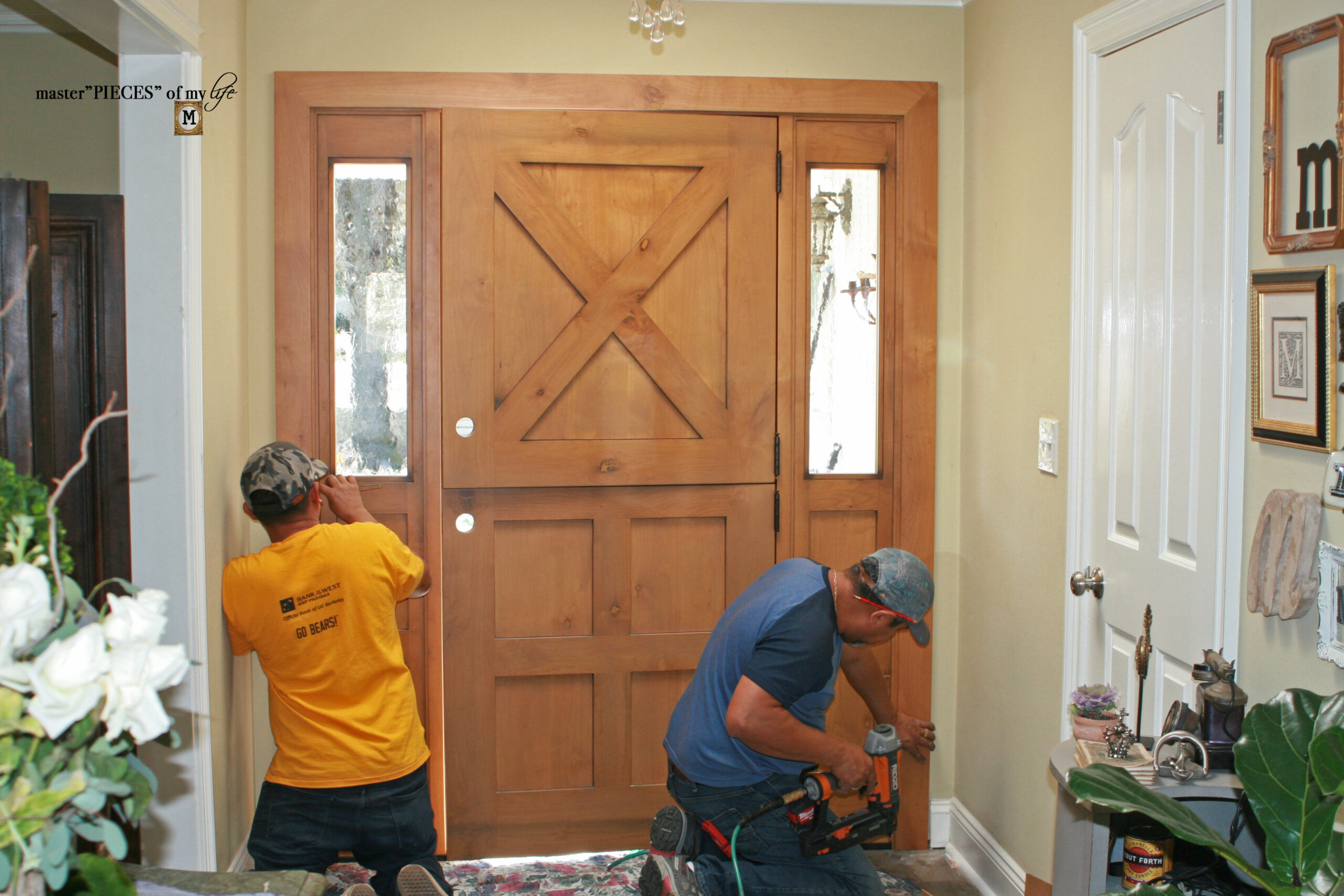 a new dutch door front entry - Master"Pieces" of my Life