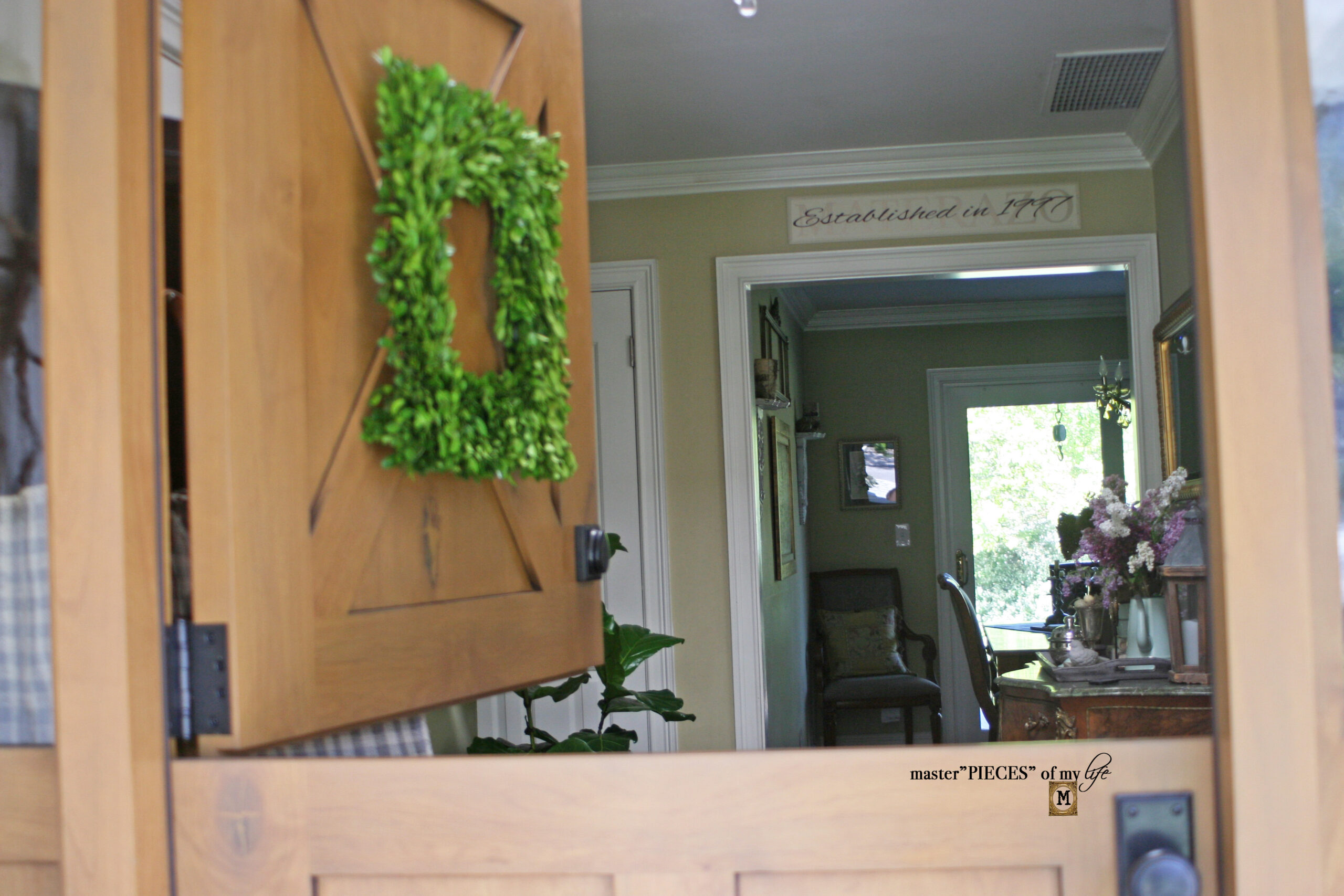 a new dutch door front entry - Master"Pieces" of my Life