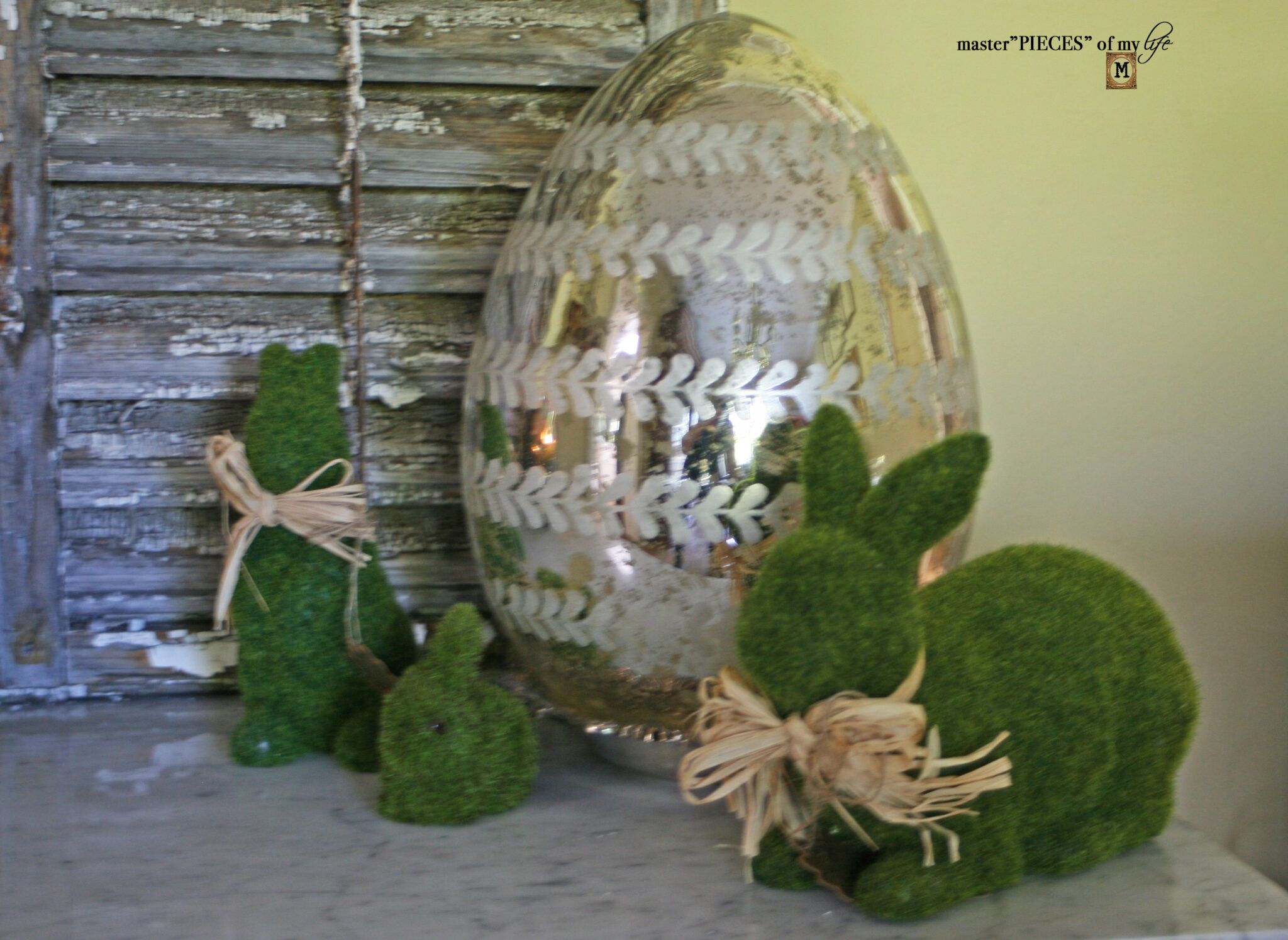Ways to Use Moss in Spring & Easter Decor - Master"Pieces" of my Life