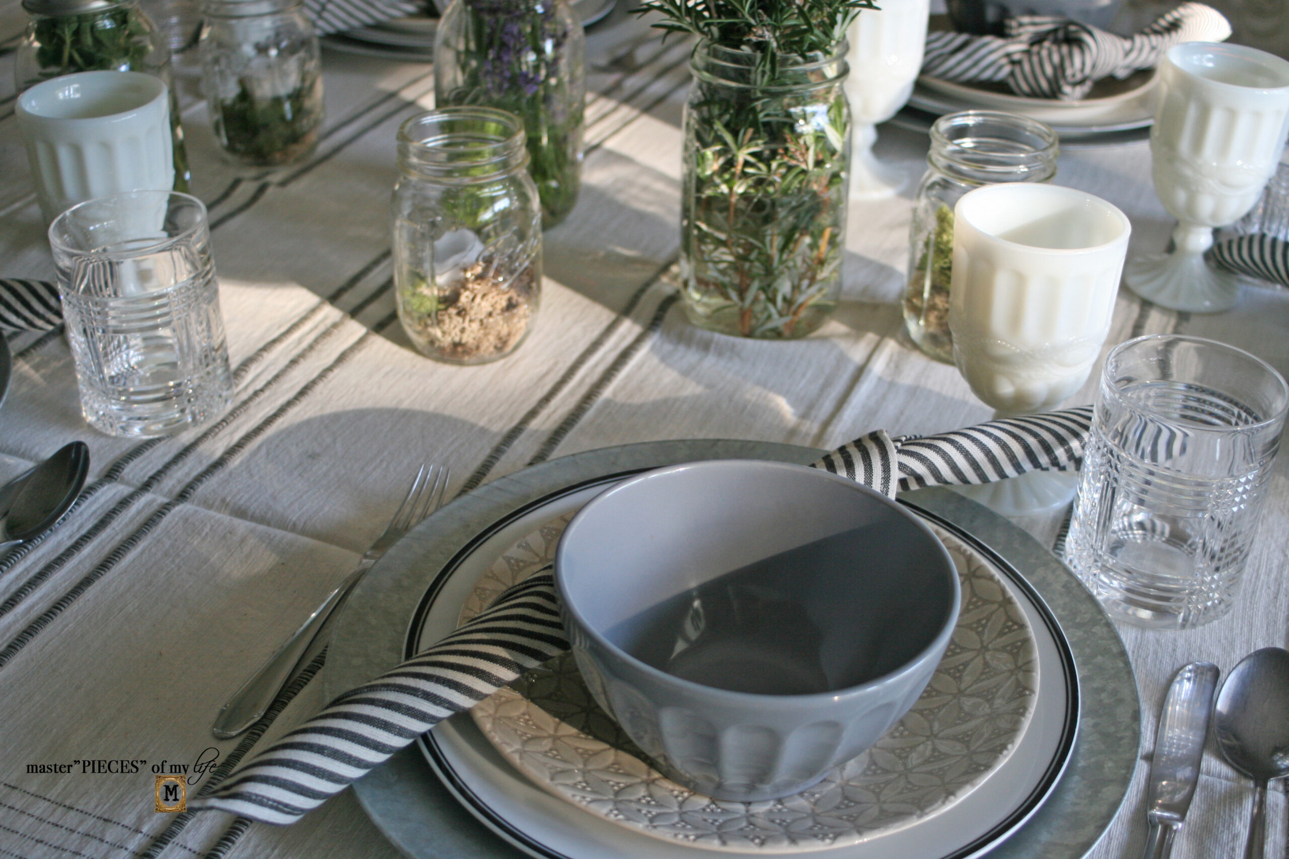 a bohemian tablescape - Master"Pieces" of my Life