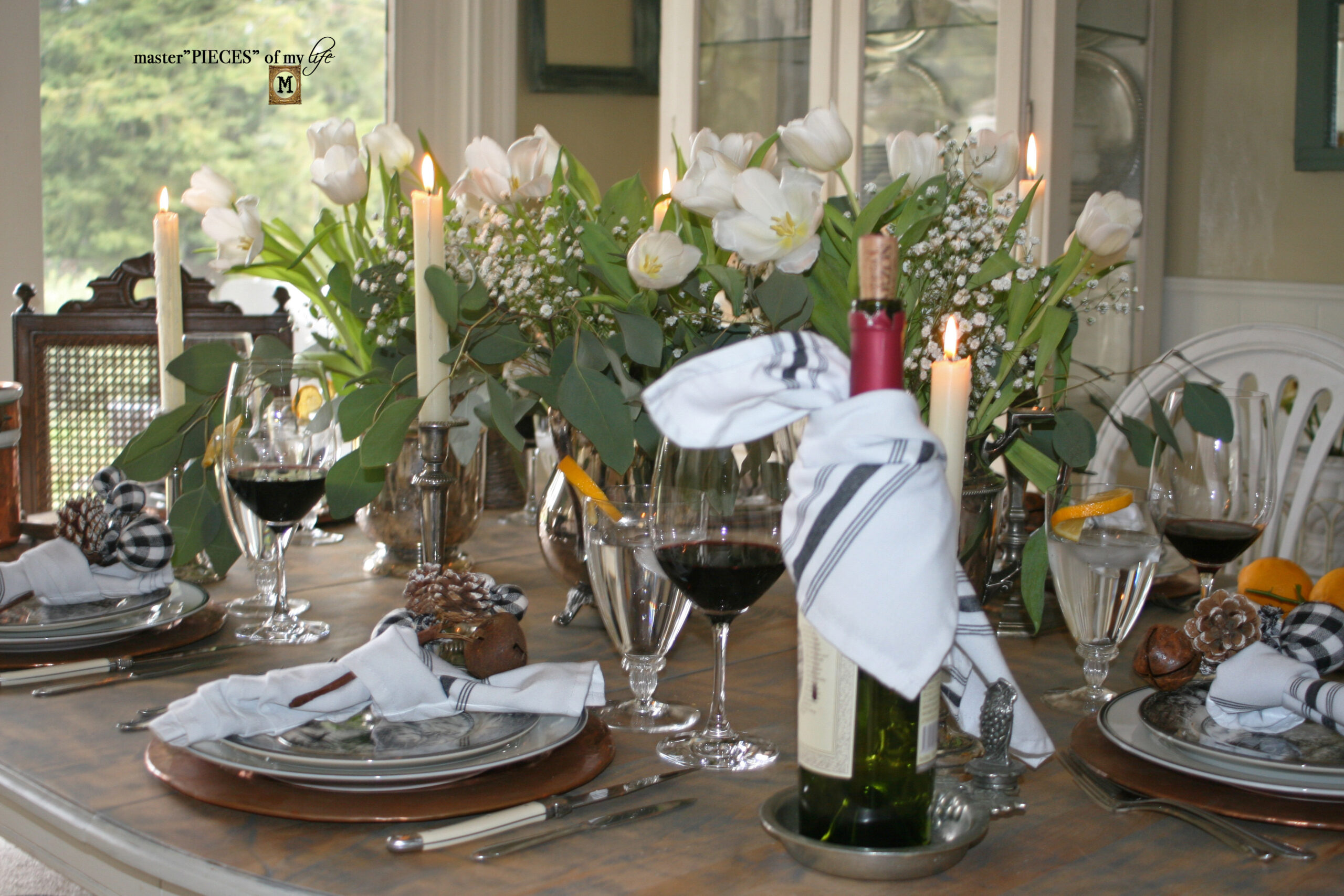Nine Winter Table Setting Ideas - Master"Pieces" of my Life