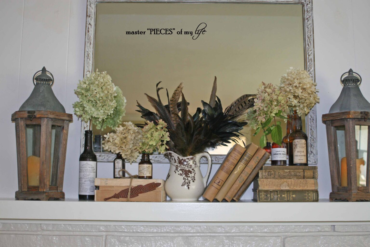 6 Rustic Fall Mantel Decor Ideas - Master"Pieces" of my Life