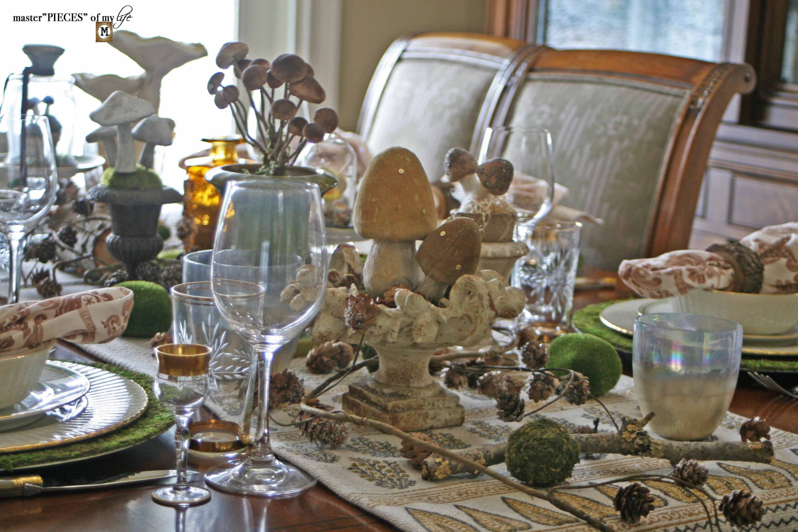 Nine Winter Table Setting Ideas - Master"Pieces" of my Life