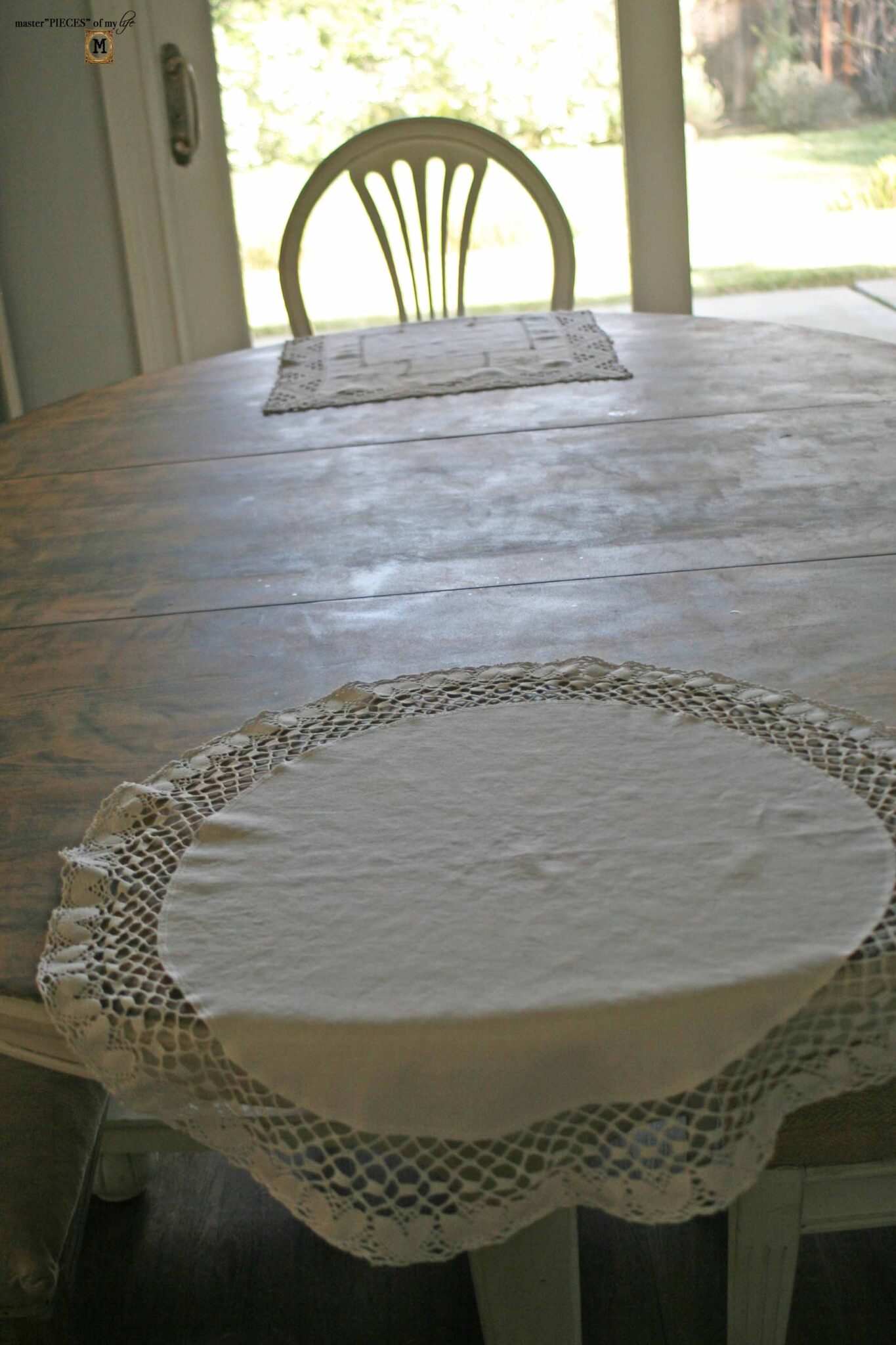 thrifted goodies - using vintage linen pieces to make a table runner ...
