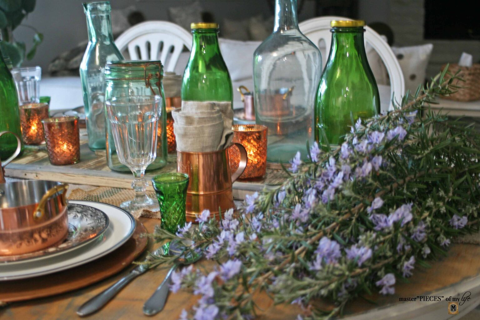copper-y spring table - Master"Pieces" of my Life