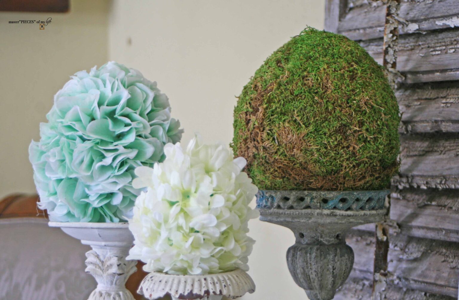 Moss Decor and Craft Ideas for your Home - Master"Pieces" of my Life