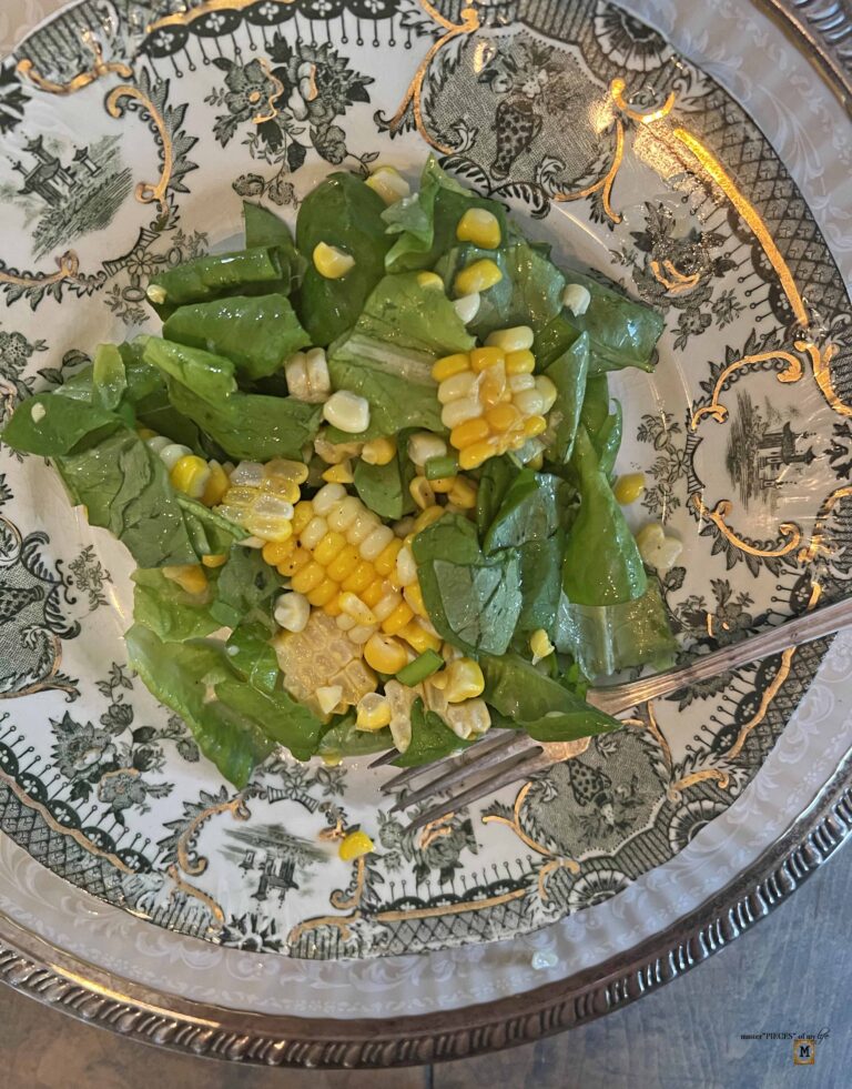 butter lettuce and corn salad with a lemon vinaigrette - Master"Pieces ...