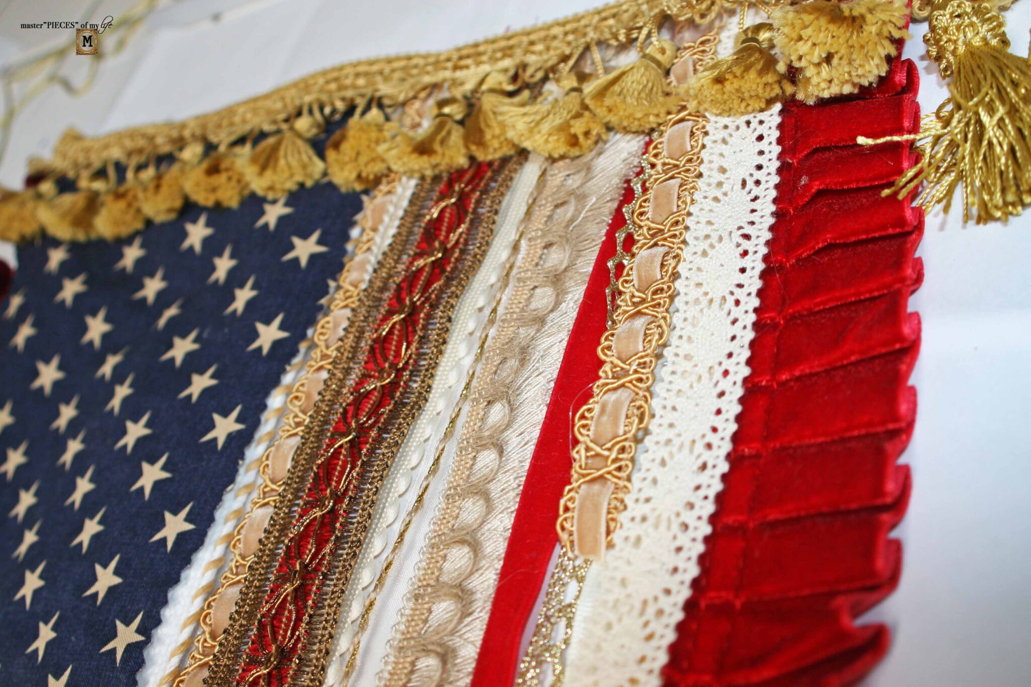 How to Make an American Ribbon Flag - Master"Pieces" of my Life