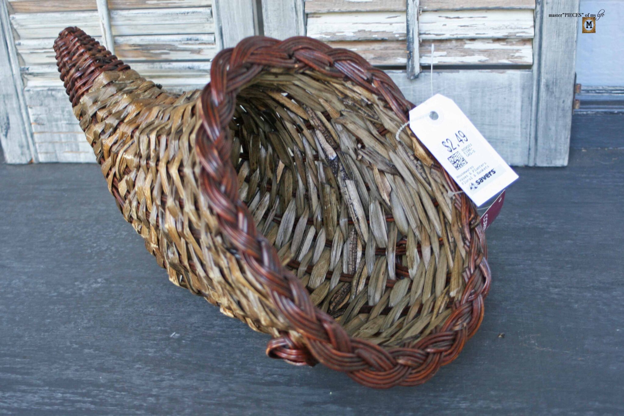Thrifted Basket Finds, Up-cycles and Styling ideas - Master"Pieces" of ...