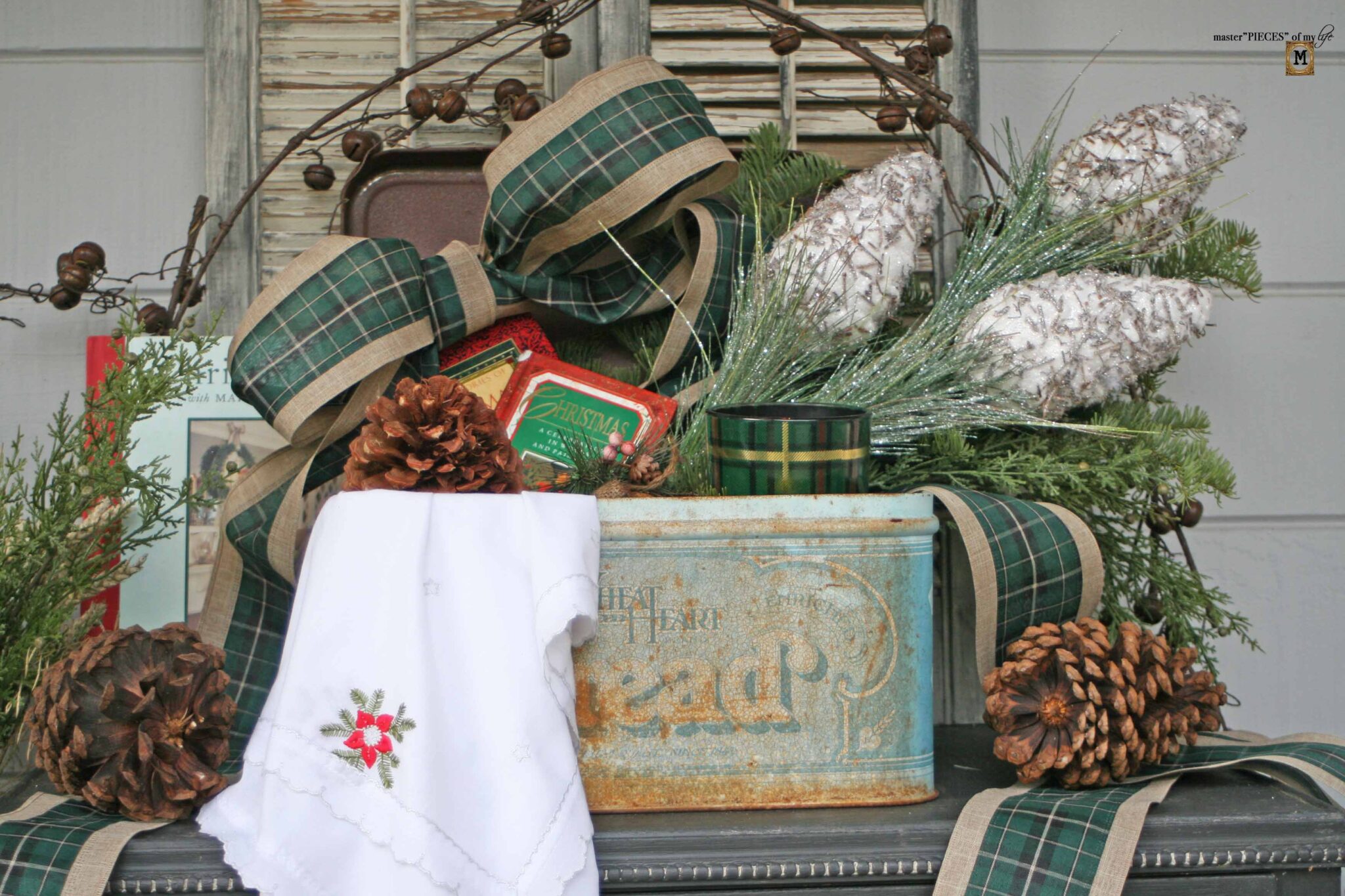 styling a vintage bread box with all the Christmas feels - Master ...