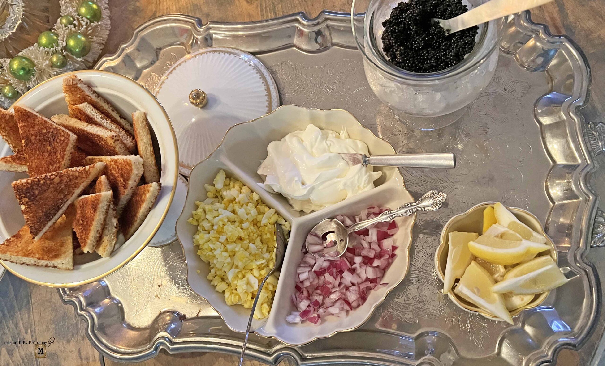 How to Prepare a Caviar Serving Station - Master"Pieces" of my Life