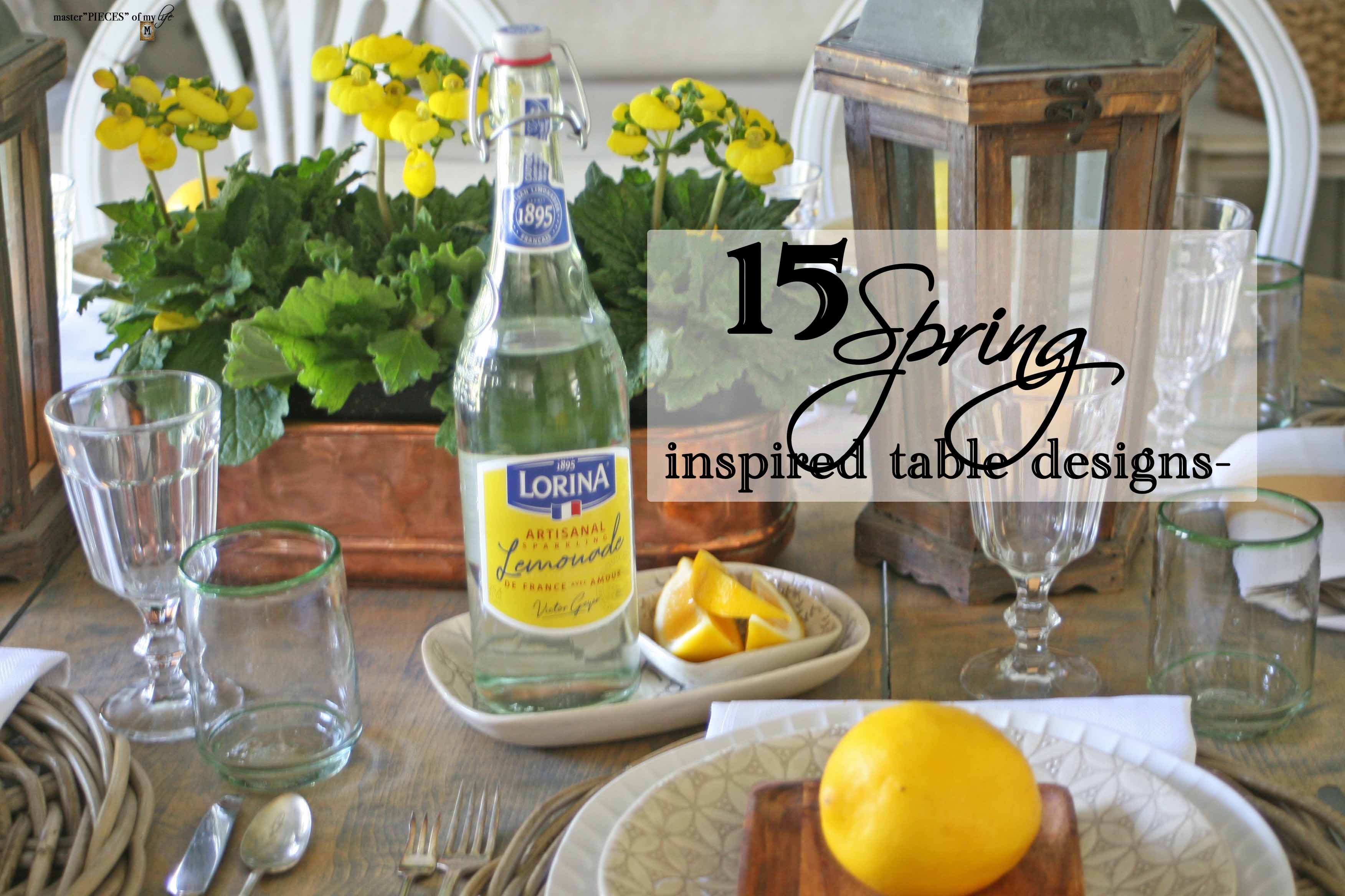 15 spring inspired table designs - Master"Pieces" of my Life