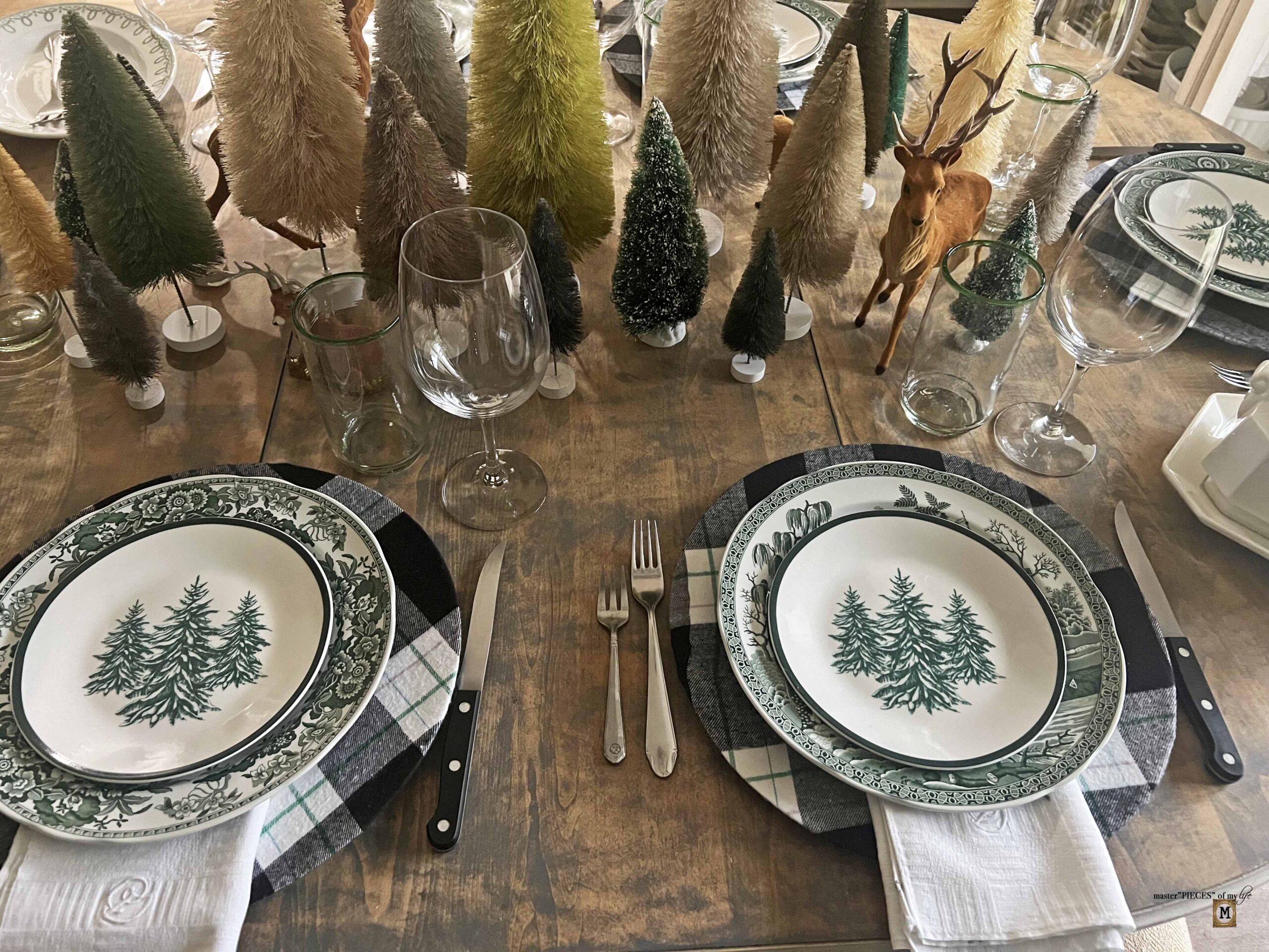 Nine Winter Table Setting Ideas - Master"Pieces" of my Life