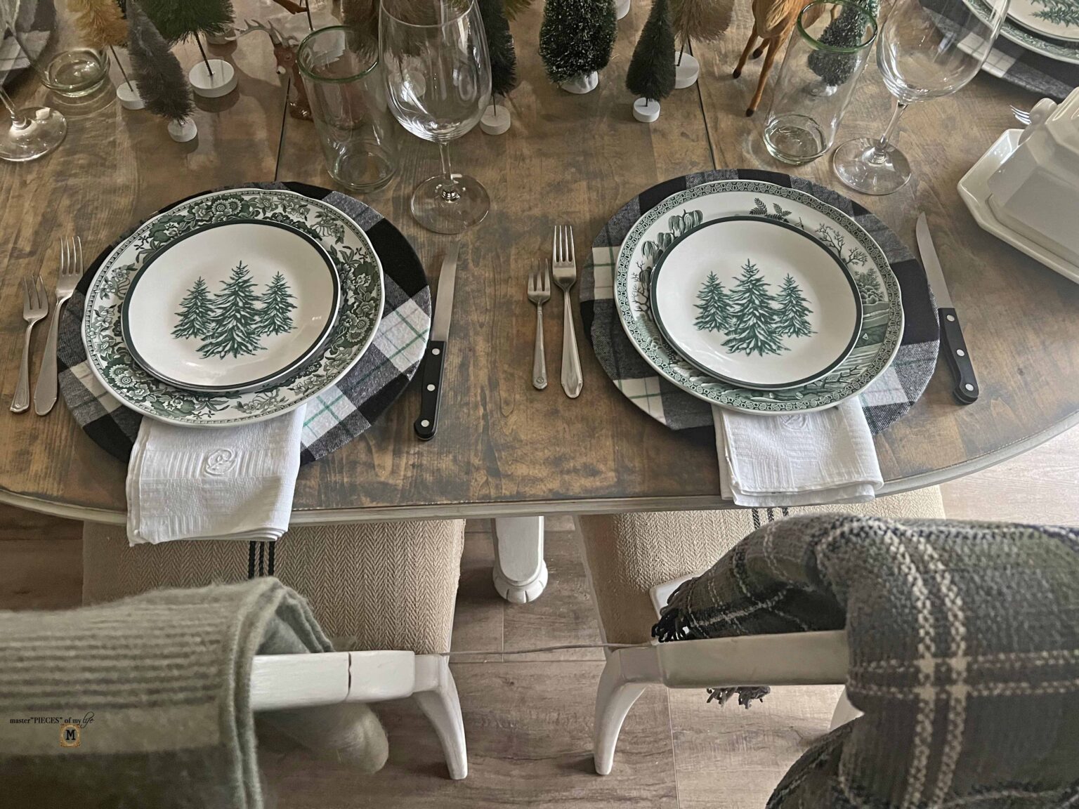 A Winter Forest Table Scape - Master"Pieces" of my Life
