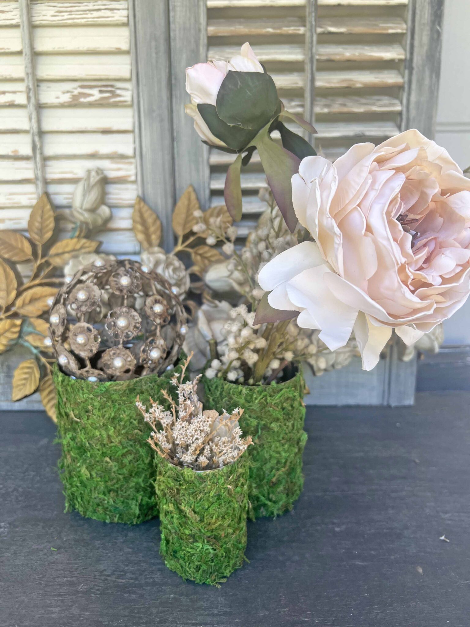 DIY Moss Containers from Tin Cans - Master"Pieces" of my Life