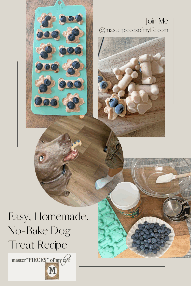 Easy, Homemade, No Bake Dog Treat Recipe - Master"Pieces" of my Life