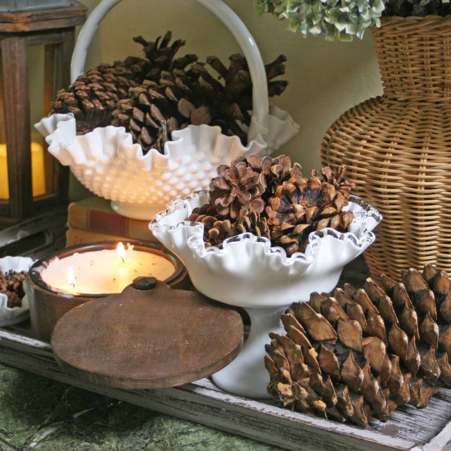 How to use Pine Cone Decor from Fall through Winter - Master"Pieces" of my Life