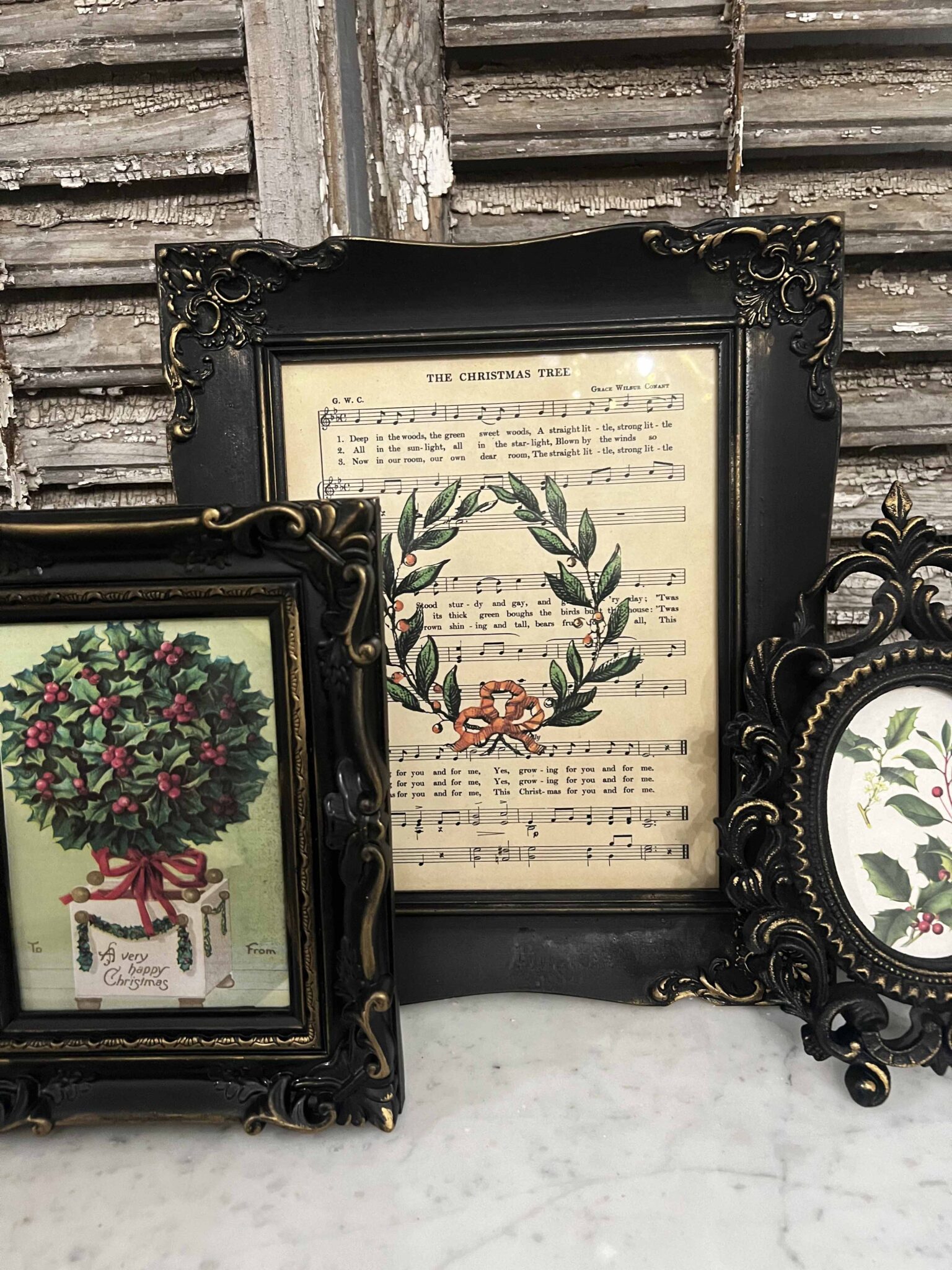 How to Use Thrifted Collections in Christmas Decor - Master"Pieces" of ...