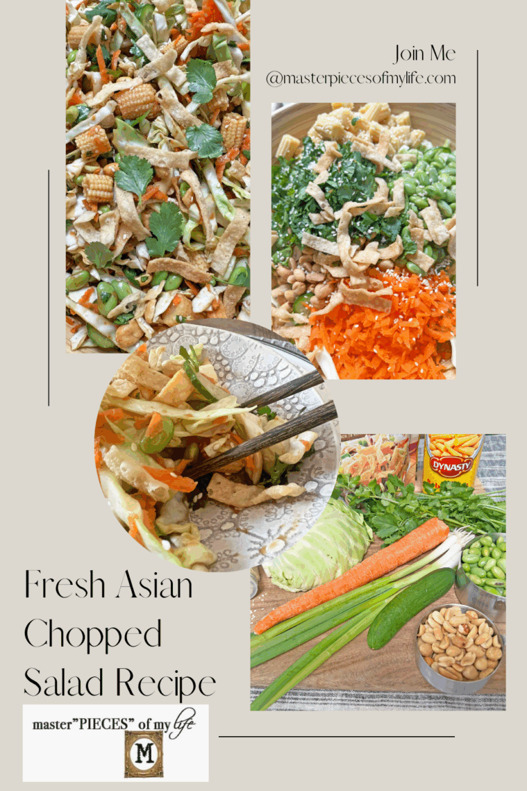 Fresh Asian Chopped Salad Recipe - Master"Pieces" of my Life