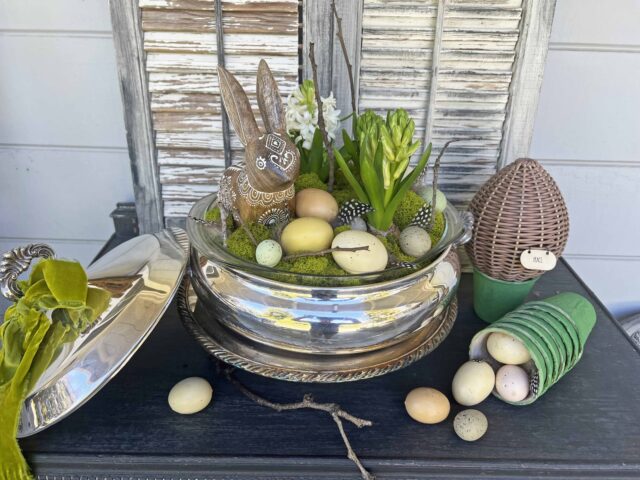 Styling a Vintage Inspired Easter Garden Container - Master"Pieces" of ...