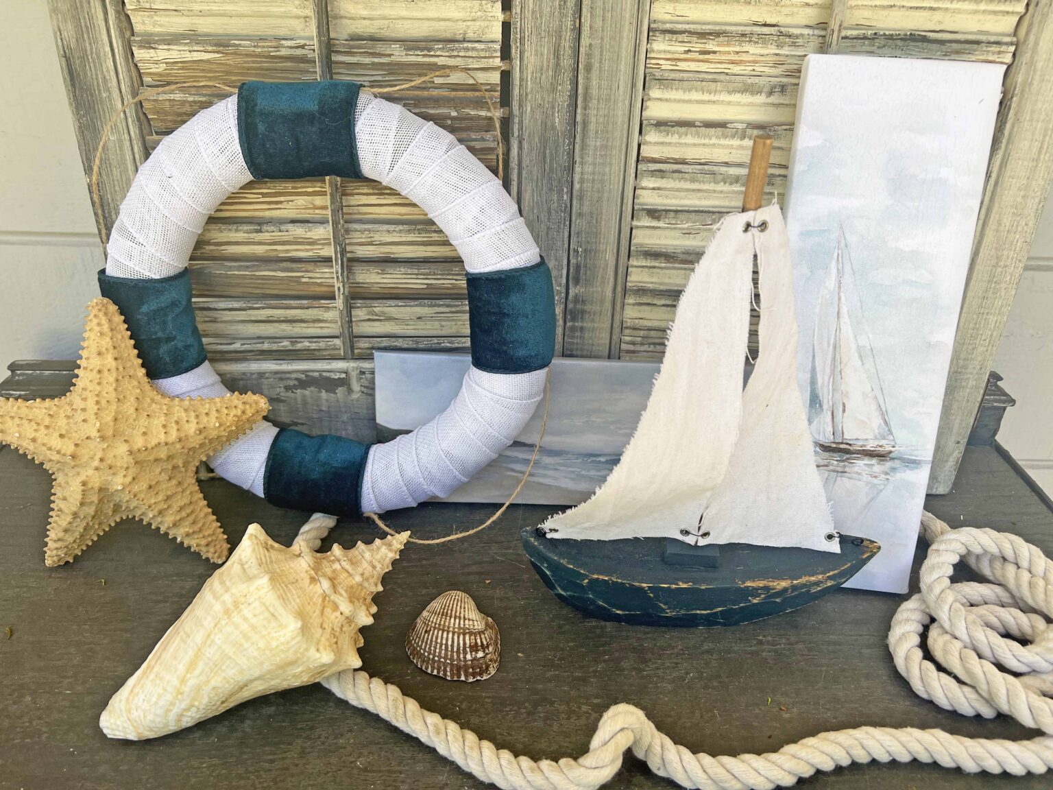 A Life Preserver Ring DIY: Classic Nautical Decor - Master"Pieces" of ...