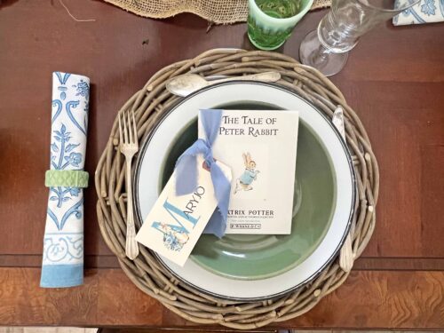The Tale of Peter Rabbit Table Styling - Master"Pieces" of my Life