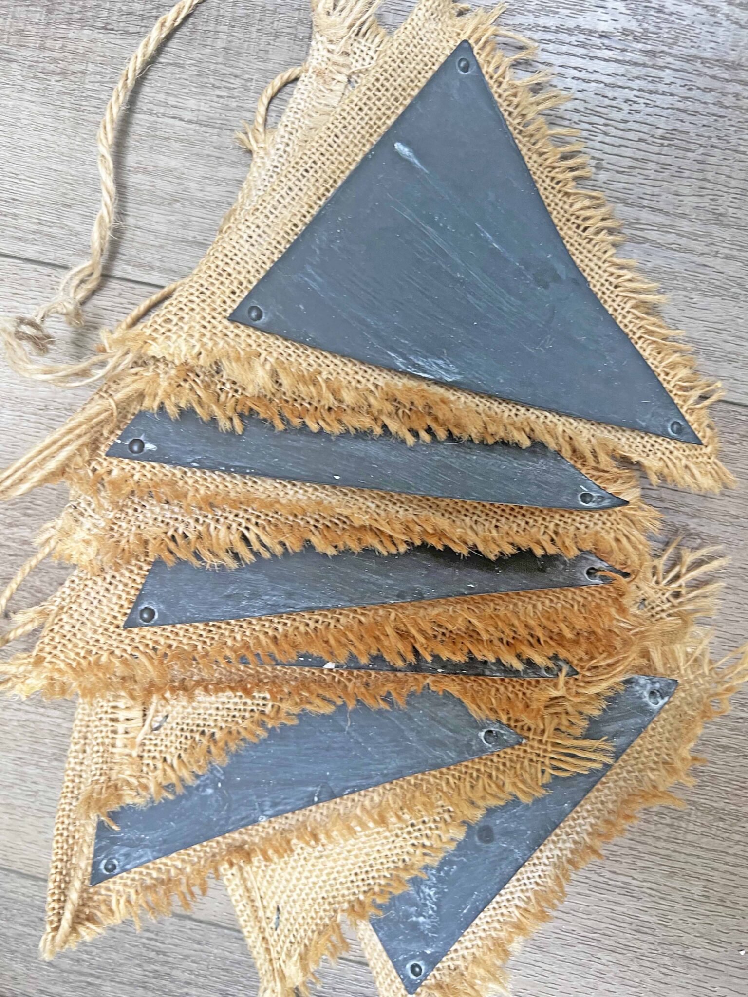 Chalkboard Craft: Easy Customizable DIY Pennant Banner - Master"Pieces ...