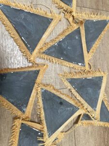 Chalkboard Craft: Easy Customizable DIY Pennant Banner - Master"Pieces ...