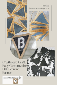 Chalkboard Craft: Easy Customizable DIY Pennant Banner - Master"Pieces ...