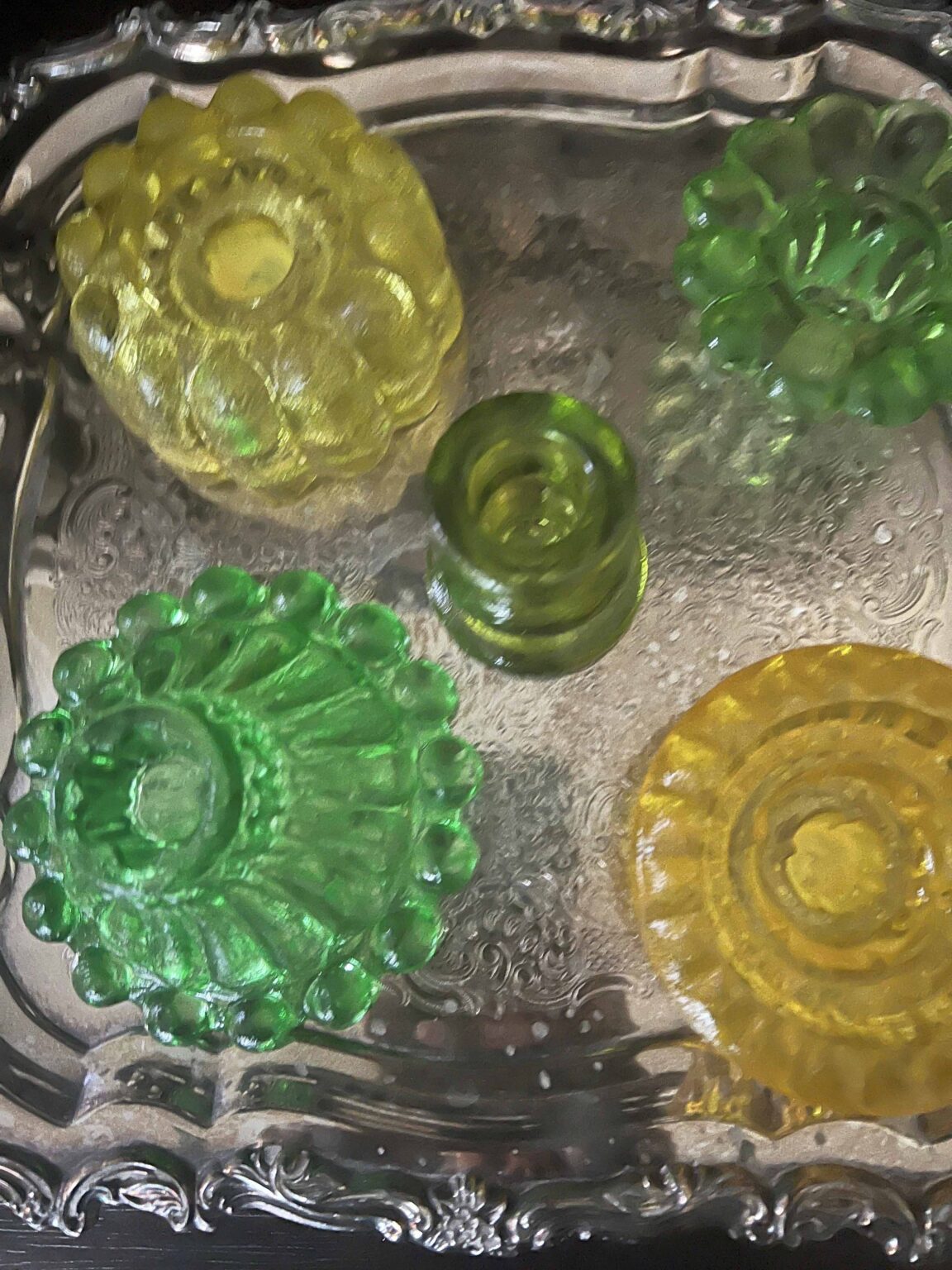 Festive Holiday Stained Thrifted Glass Candle Holders DIY - Master ...