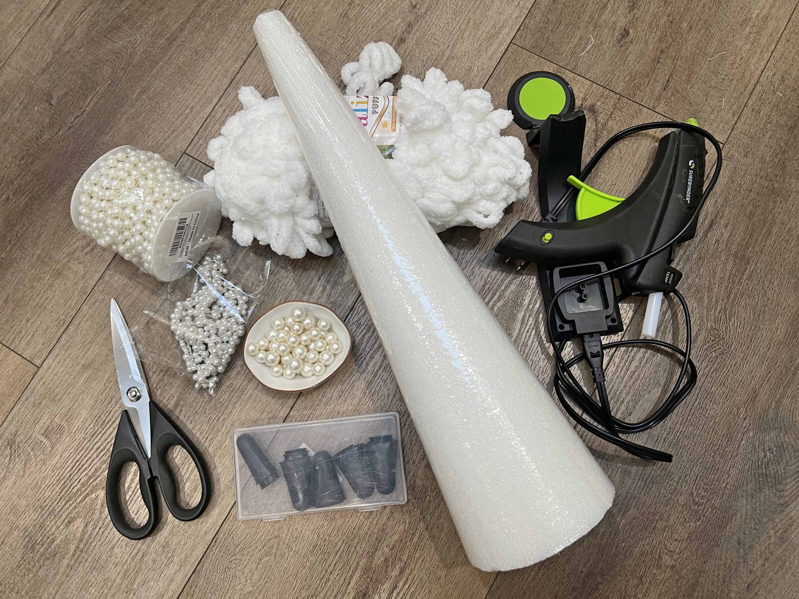 Pearl Loopy Yarn Christmas Tree DIY - Master"Pieces" of my Life