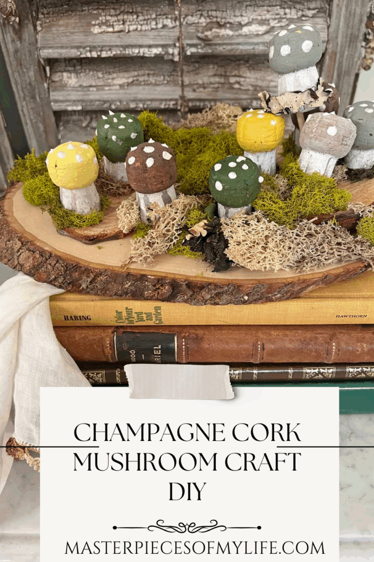 Champagne Cork Mushroom Craft DIY - Master"Pieces" of my Life